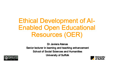 Ethical development of AI-enabled Open Educational Resources (OER) | Open Access Repository ...